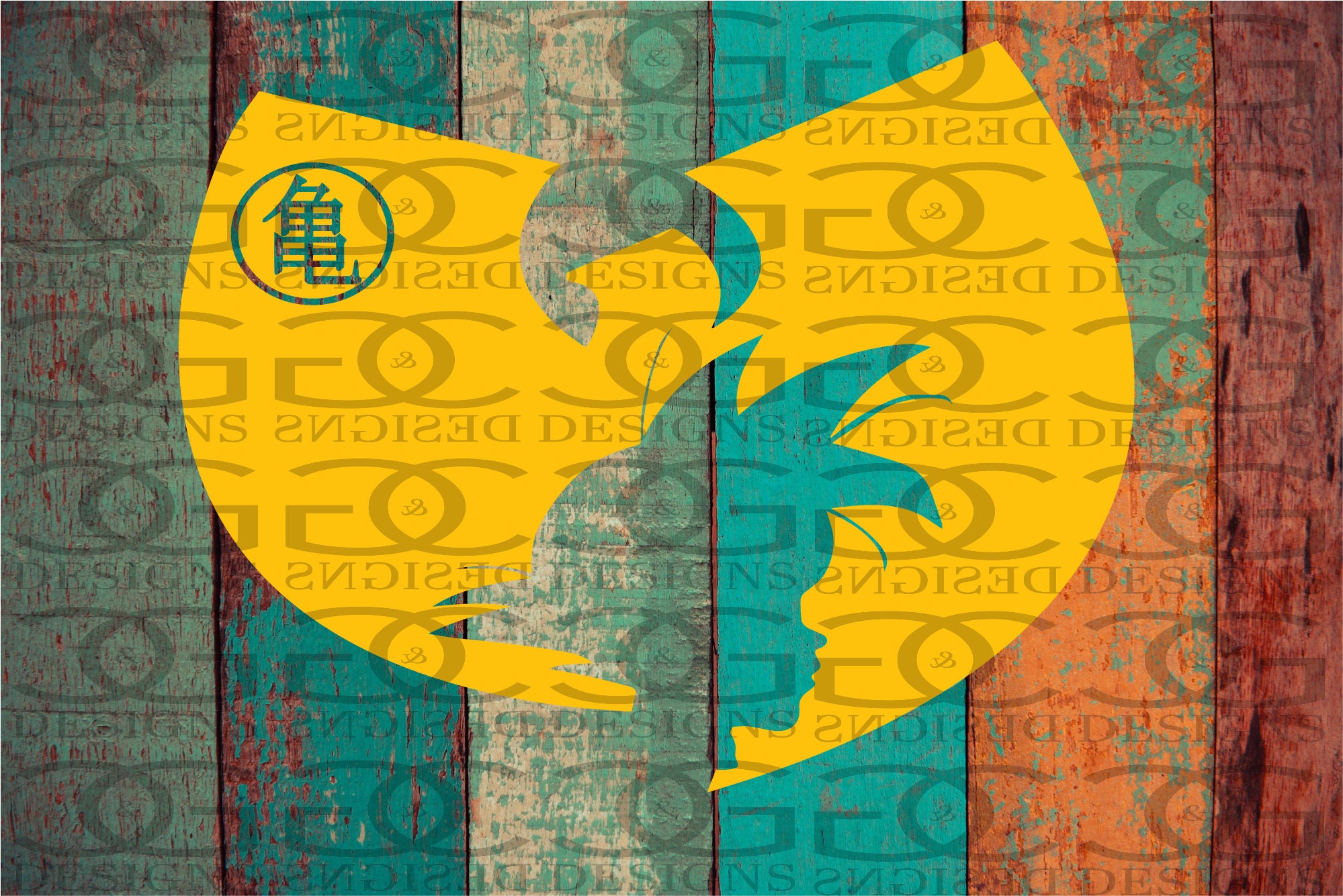 Wu Tang Goku SVG & PNG for T-shirts, Decals Etc. - Etsy