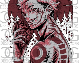 Demon Girl Poster Style SVG & PNG for T-shirts Decals Etc. - Etsy