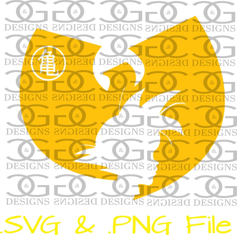 Wu Tang Goku SVG & PNG for T-shirts, Decals Etc. - Etsy