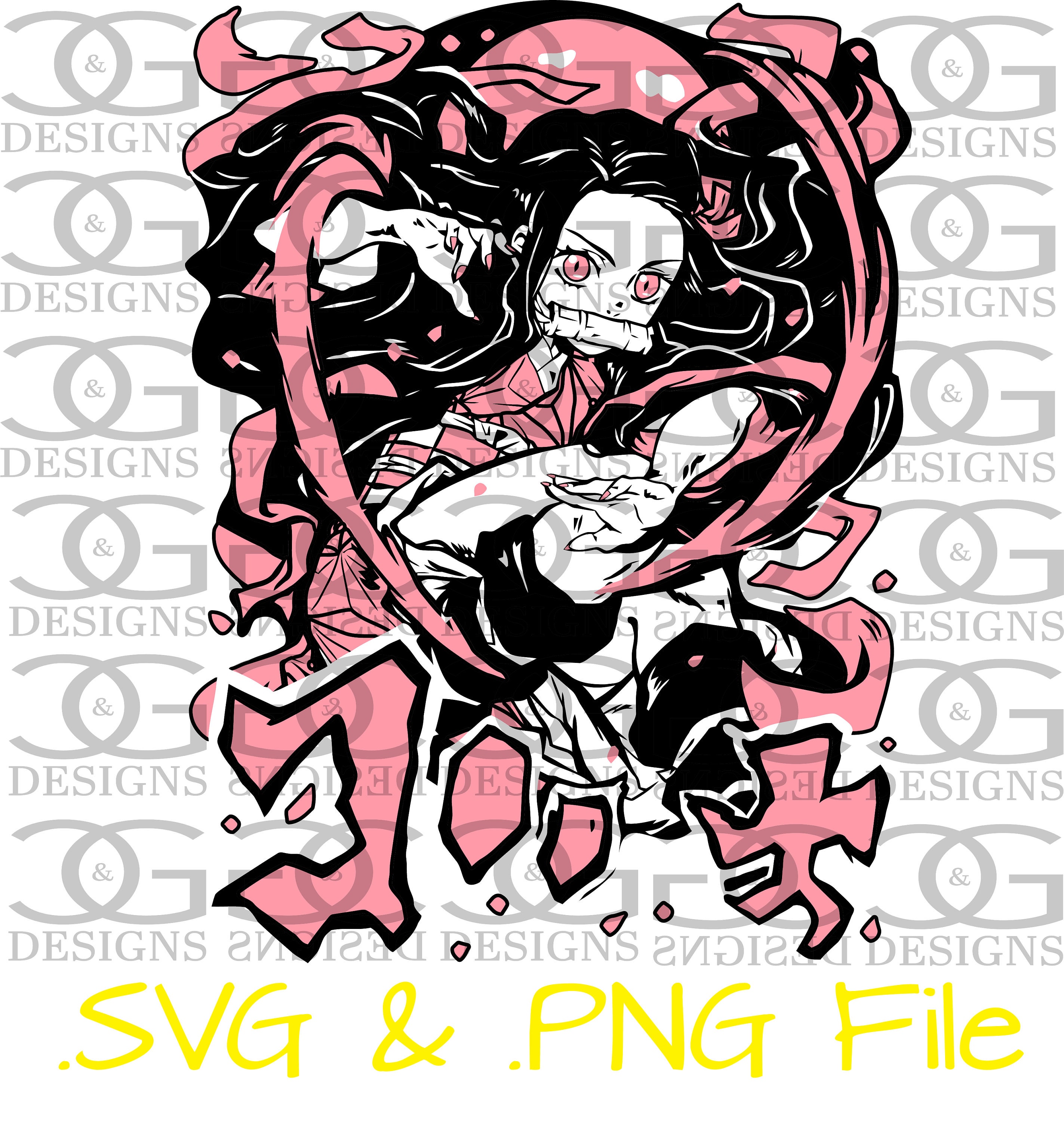 Demon Girl SVG & PNG for T-shirts Etc. - Etsy
