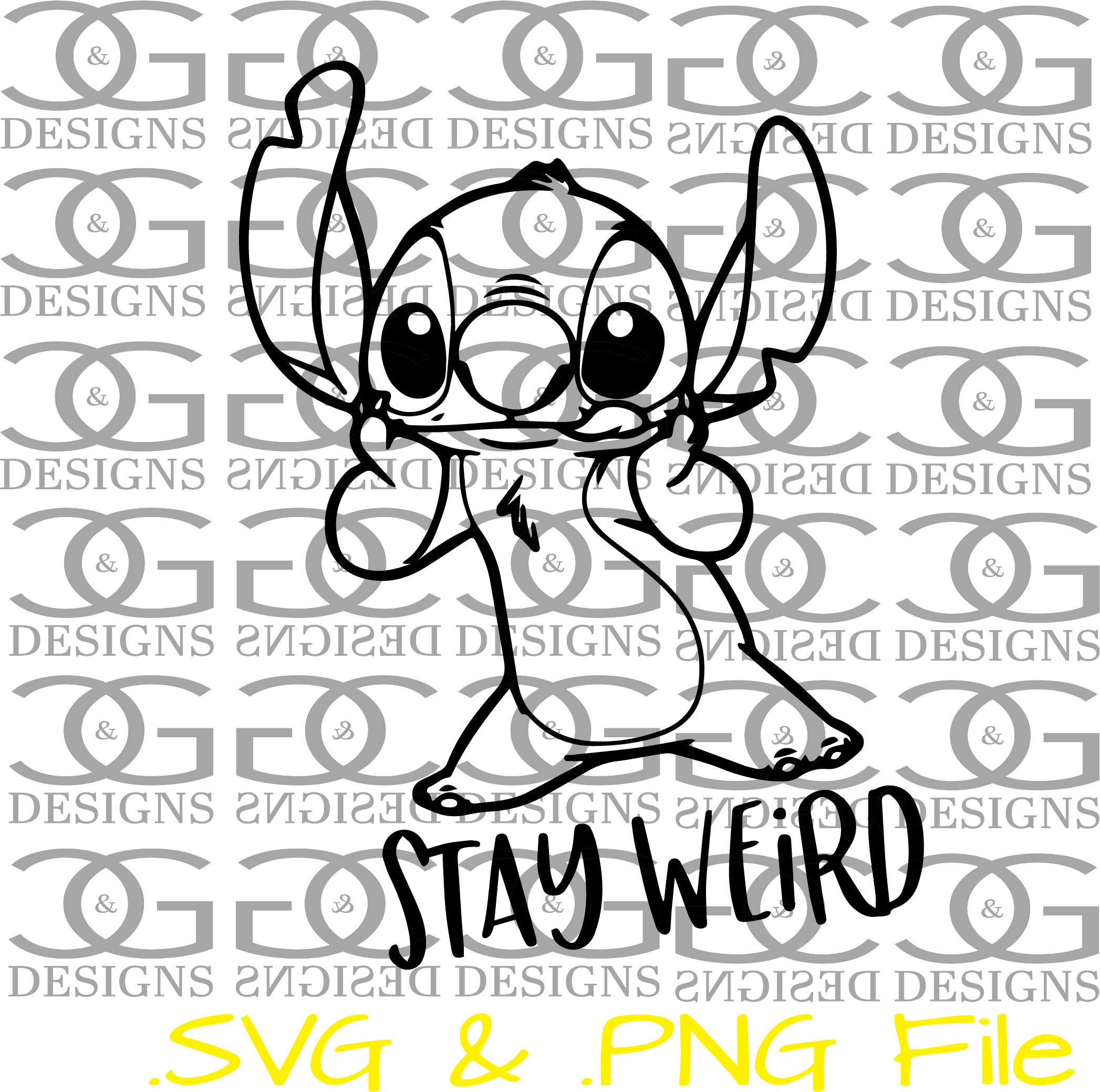 Stay Weird Stitch - Etsy
