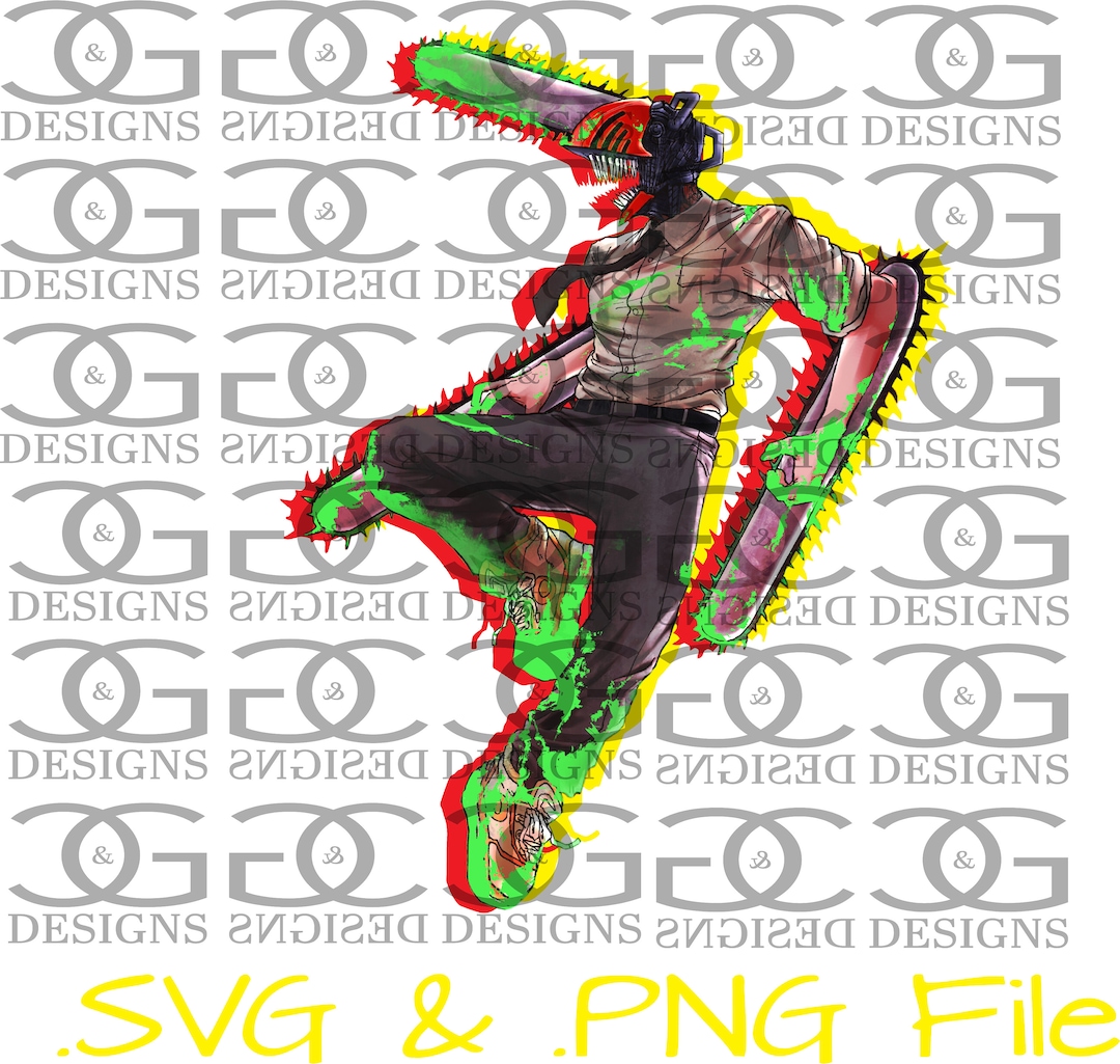 Chain Man SVG & PNG for T-shirts, Decals Etc. - Etsy