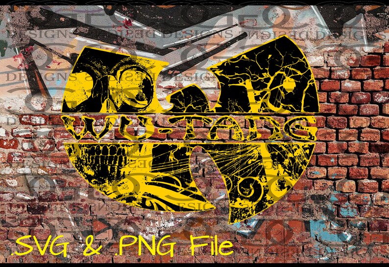 Wu Tang Skull Vector SVG & PNG for T-shirts, Decals Etc. - Etsy UK