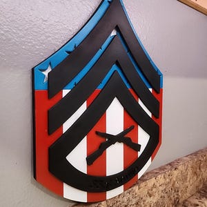 Custom Military Rank - Wall Plaque - Etsy