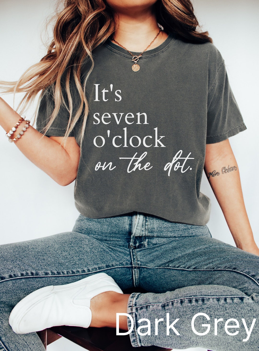 Seven O'clock Shirt, on the Dot Tee, 90's T-shirt, R&B Fan Shirt, 7 O ...