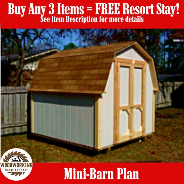 Mini Barn Plans - Etsy