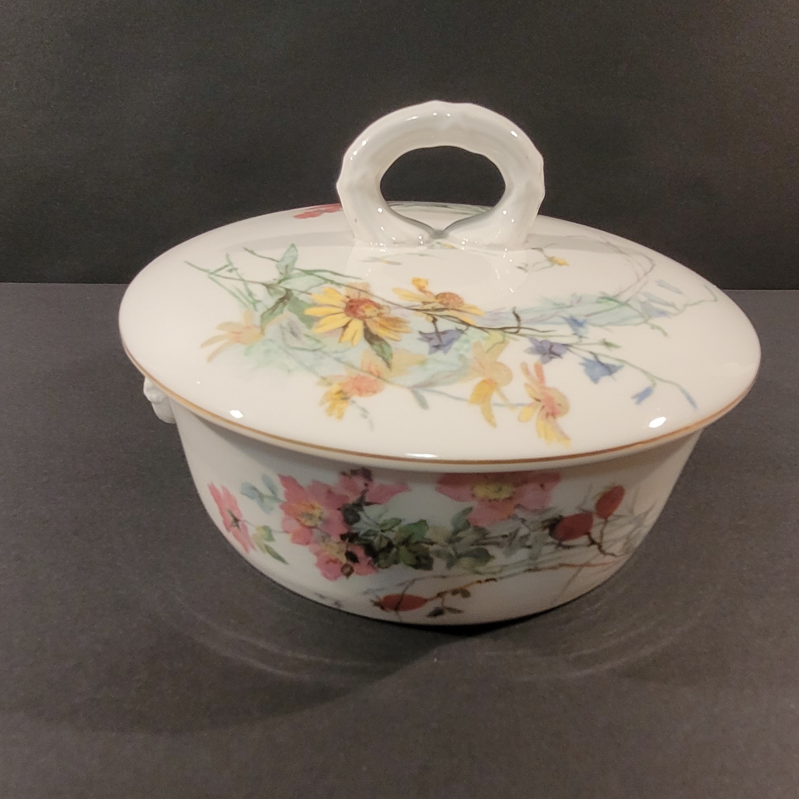 Rare Antique Royal Worcester Tea Set and Plates, C.1880s, Hand-painted ...