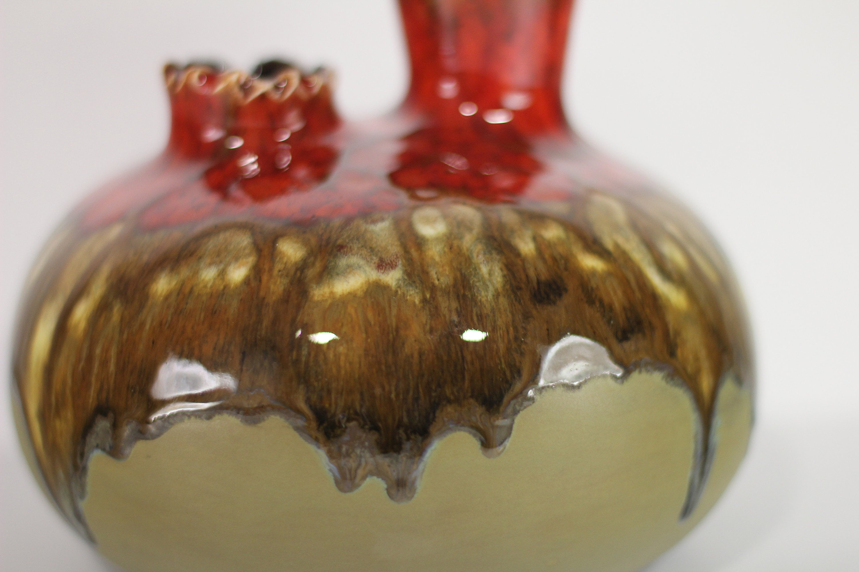 Mid-century Germany Volcano Lava Drip Glaze Double Opening - Etsy