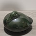 50s Mid-century Green Ceramic Duck, Accent Statue, Decoration Sculpture ...