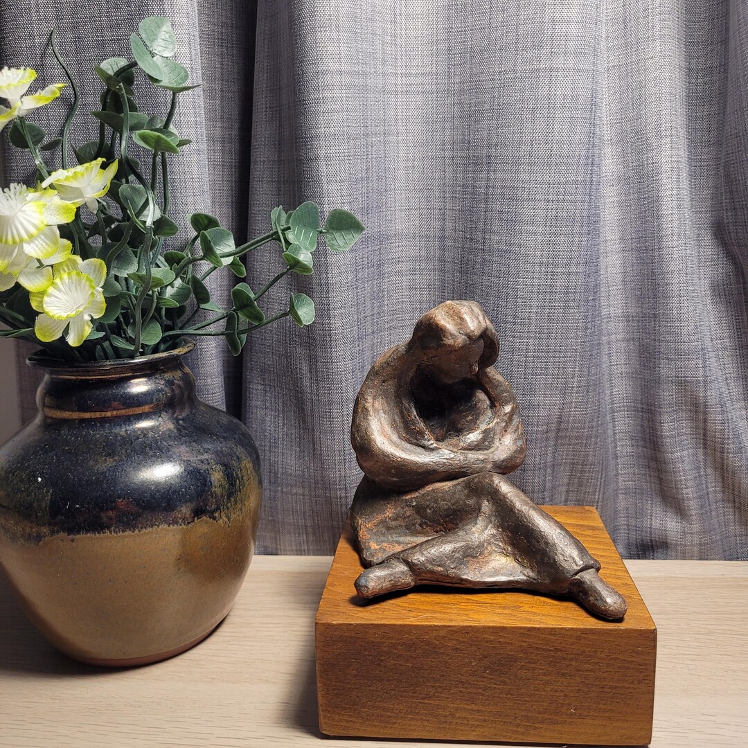 Mario Galli Style, Unique Lady Sculpture by M. G., Table Decor - Etsy