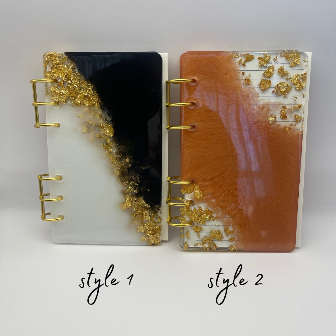 Custom Notebook, Handmade Resin A6 Notebook, Custom Resin Notebook ...