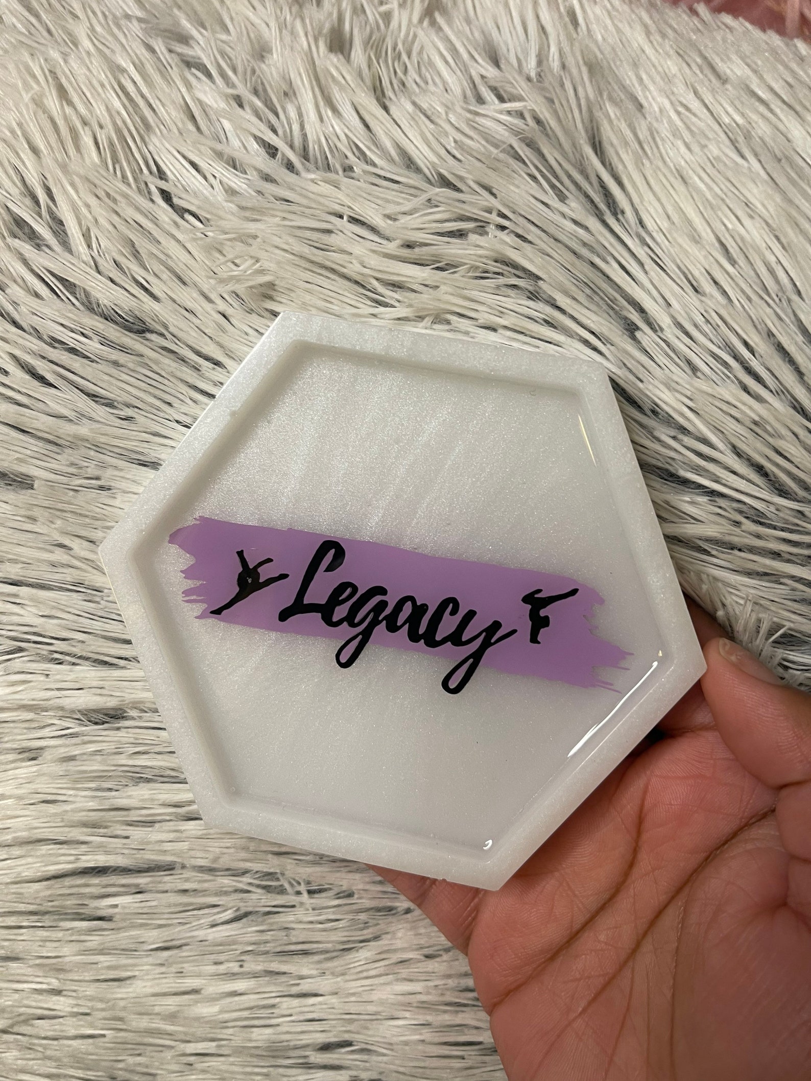 Custom Hexagon Coasters, Handmade Resin Coasters, Home Decor, Custom ...