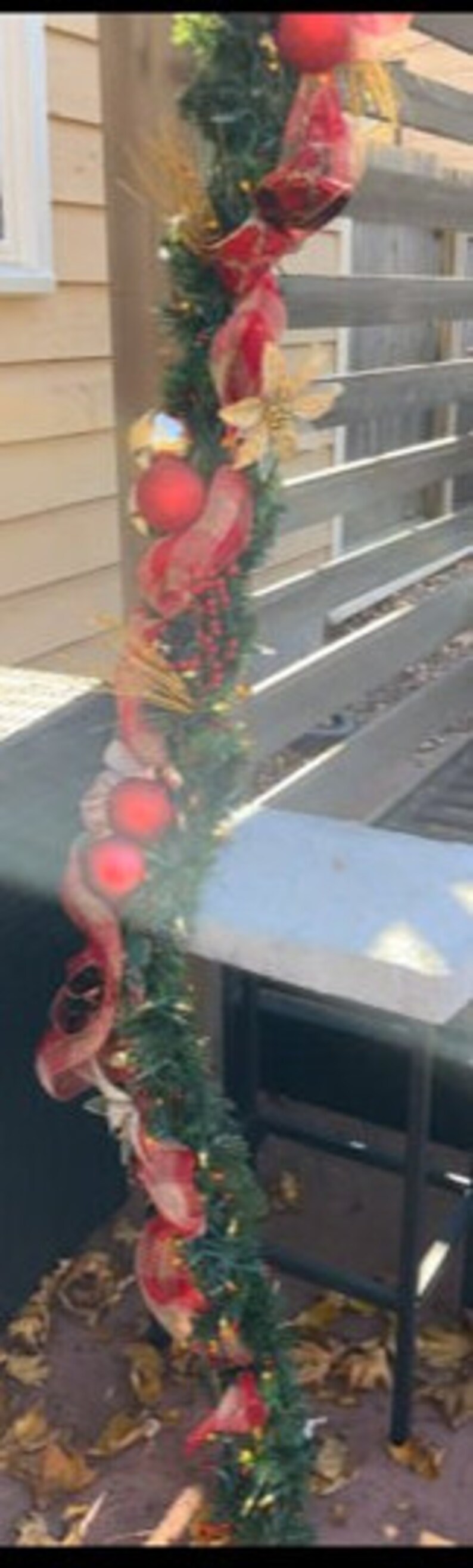 Red and Gold Garland - Etsy