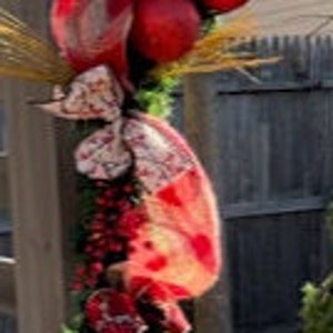 Red and Gold Garland - Etsy