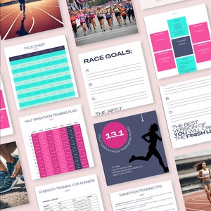 14-week Half Marathon Training Plan [PDF] - Etsy