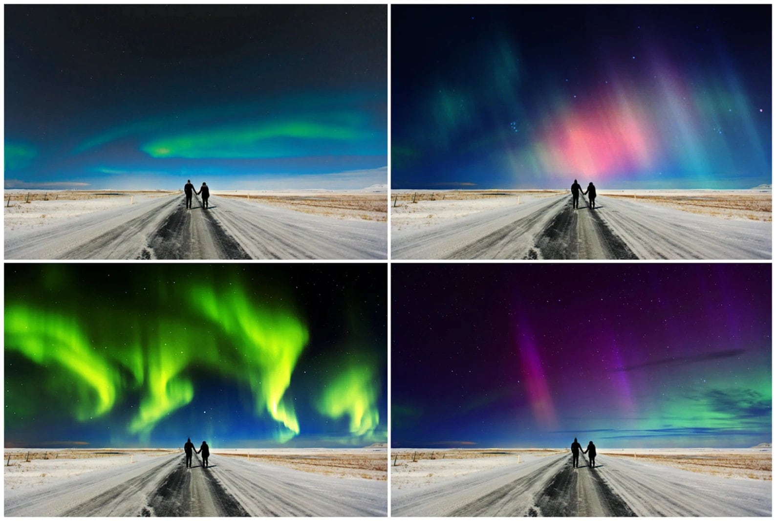 60 Northern Lights Photoshop Overlays - Etsy