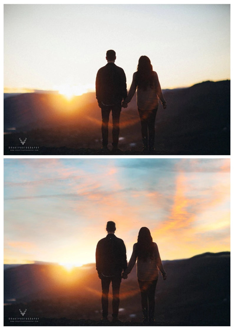 40 Bright Sunrise Sky Photoshop Overlays - Etsy
