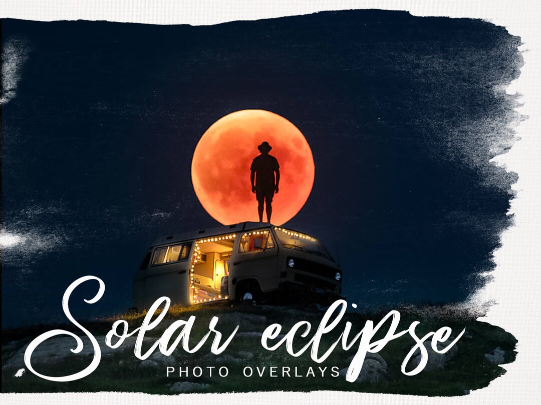 30 Eclipse Photoshop Overlays - Etsy