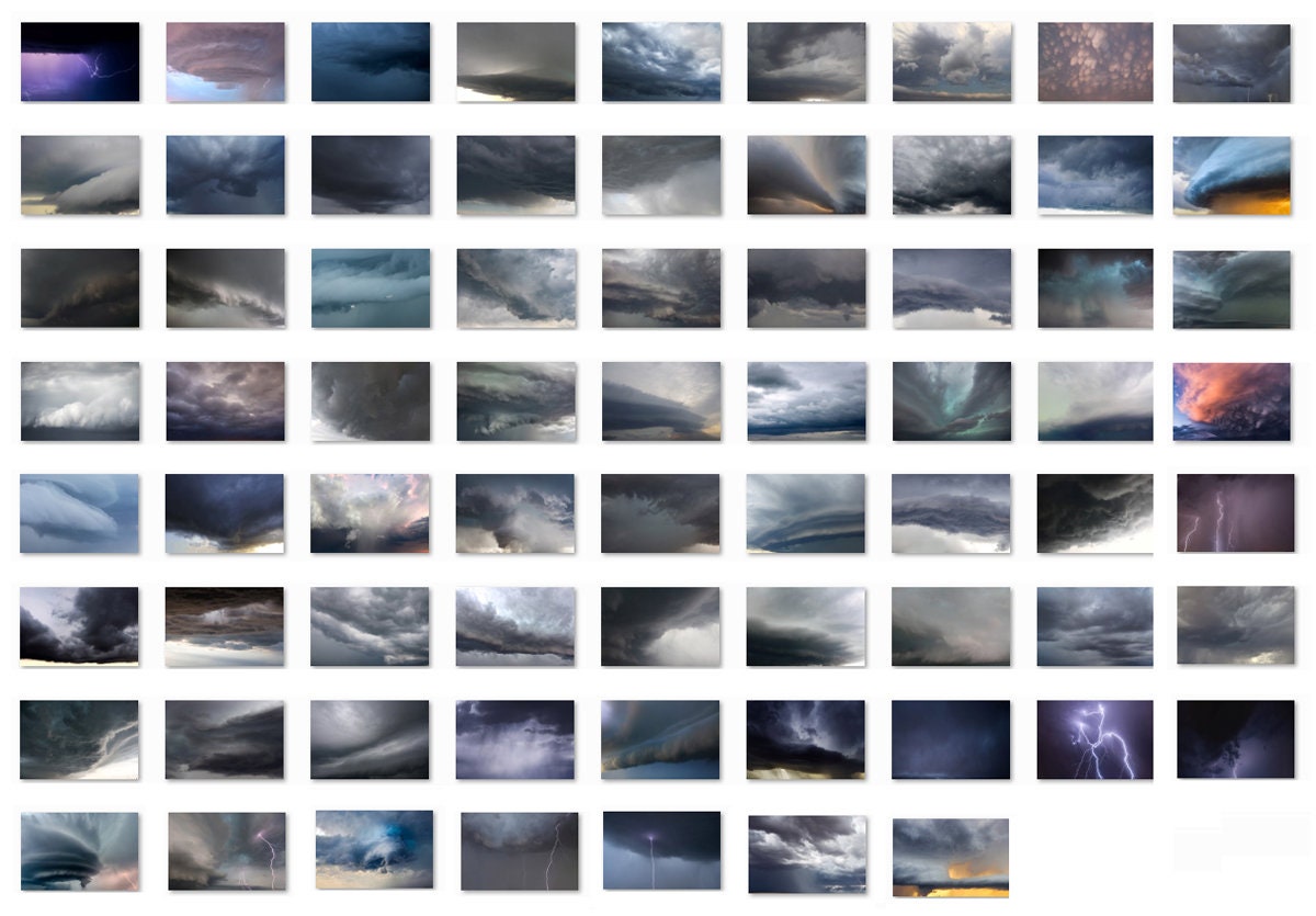 70 Storm Skies Photoshop Overlays - Etsy