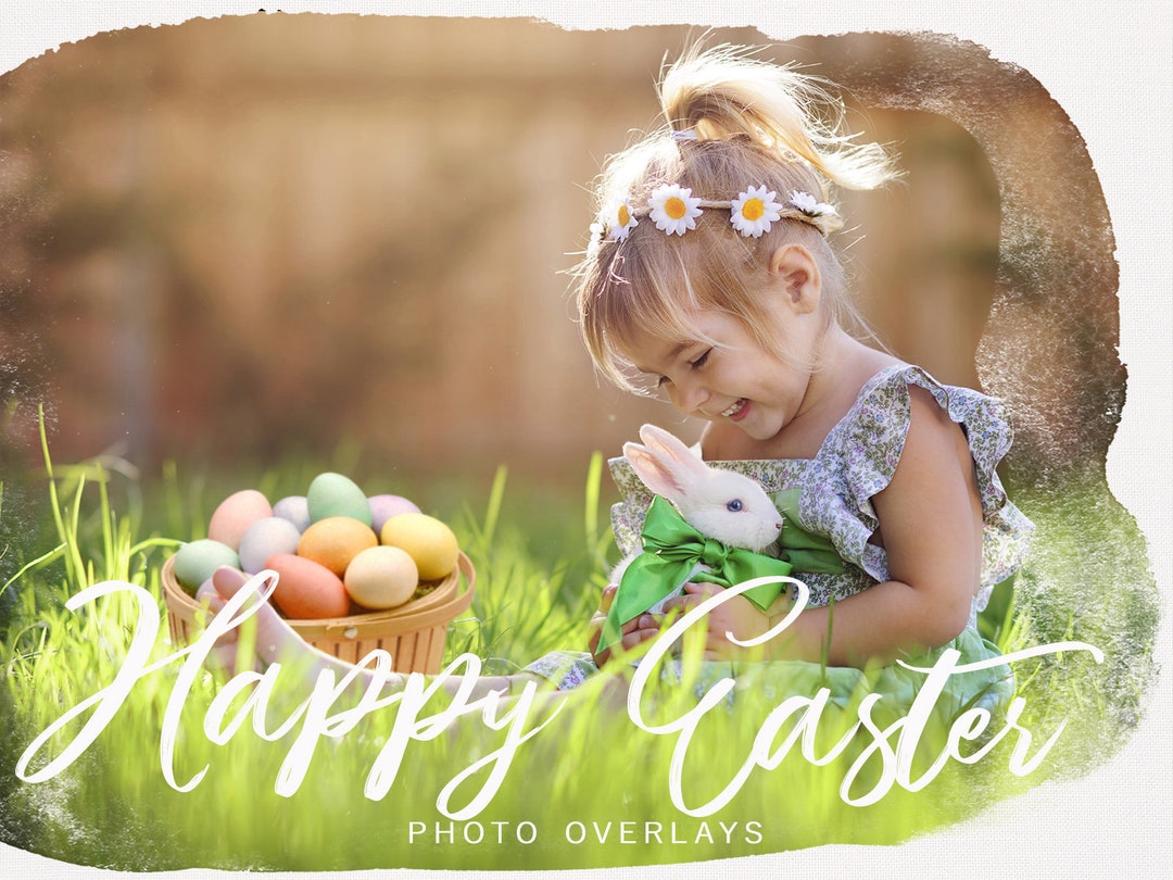 Easter BUNDLE PNG Photoshop Overlays - Etsy