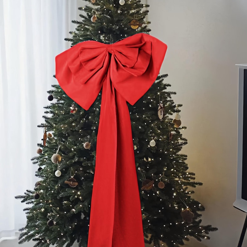 Christmas Tree Bow - Etsy