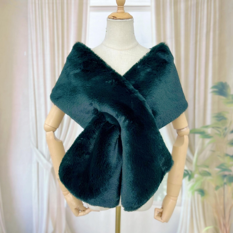 Faux Fur Shawl - Etsy