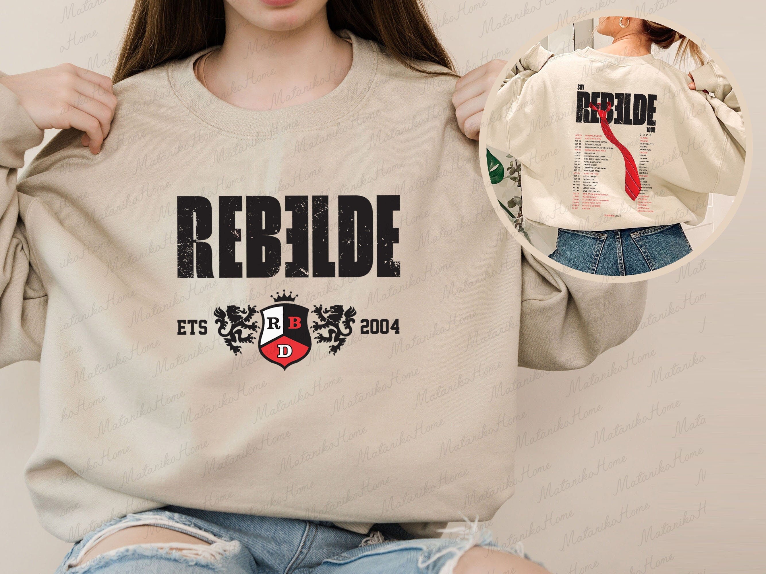 Rebelde Shirt, Soy Rebelde Tour 2023 Shirt, Rebelde Tour Shirt 2023 ...