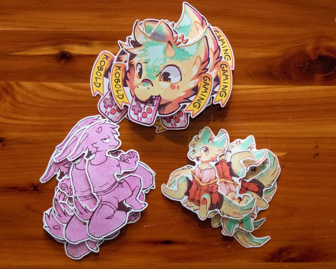 Kobold Stickers - 3 Inch - Laptop Decal, Notebook, Scrapbooking ...