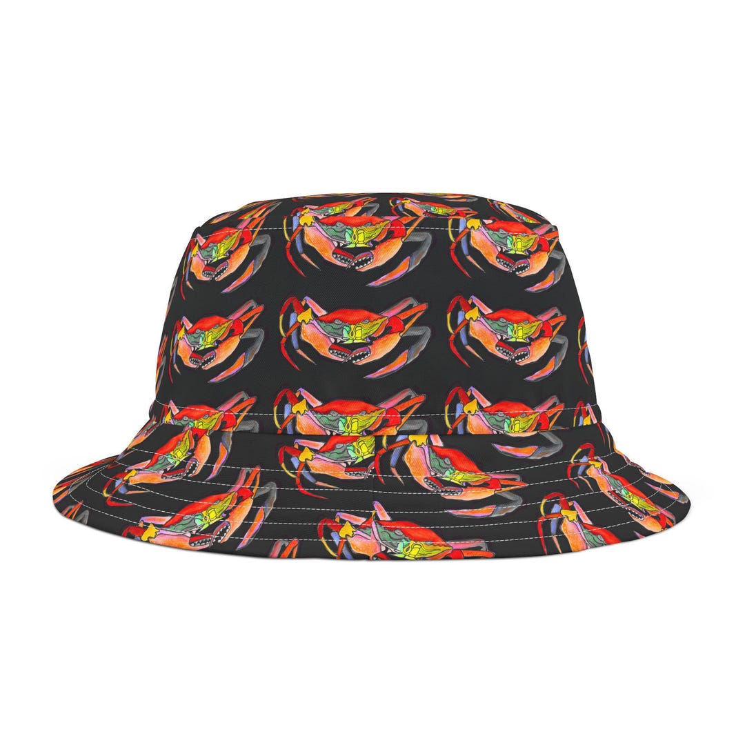 Crab Bucket Hat AOP - Etsy