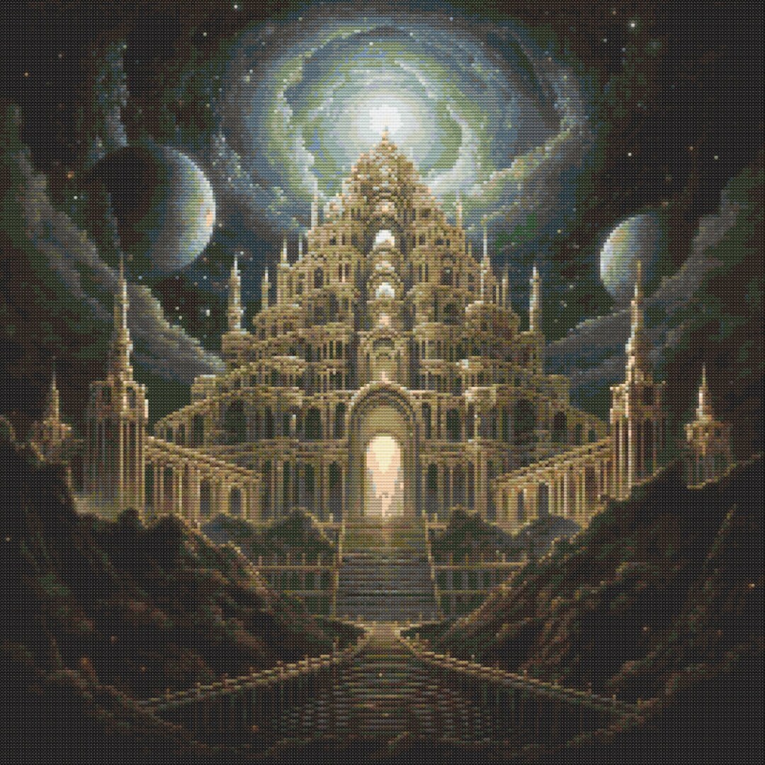 Celestial Temple 5 Cross-stitch Pattern Digital Download - Etsy