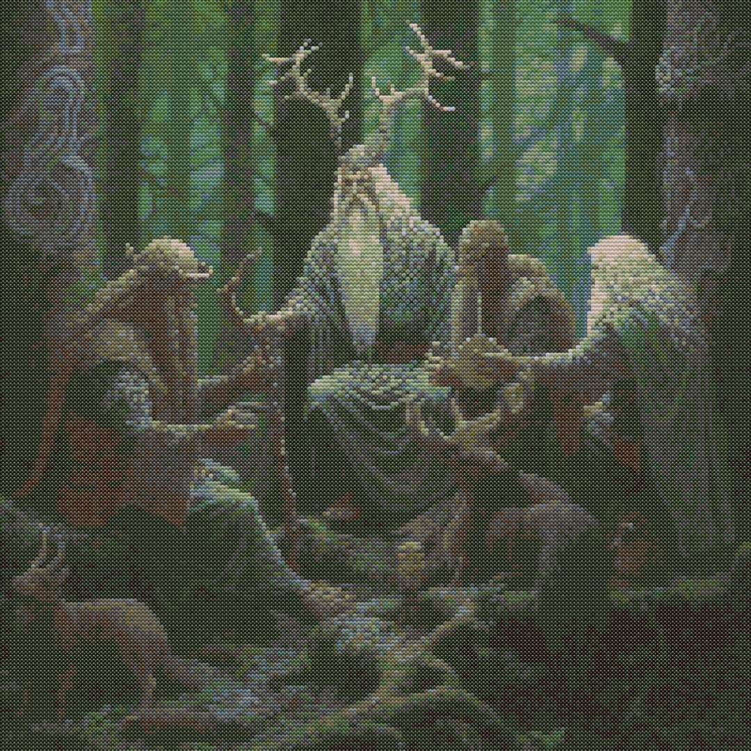 Celtic Druids Scene 2 Cross-stitch Pattern Digital Download - Etsy