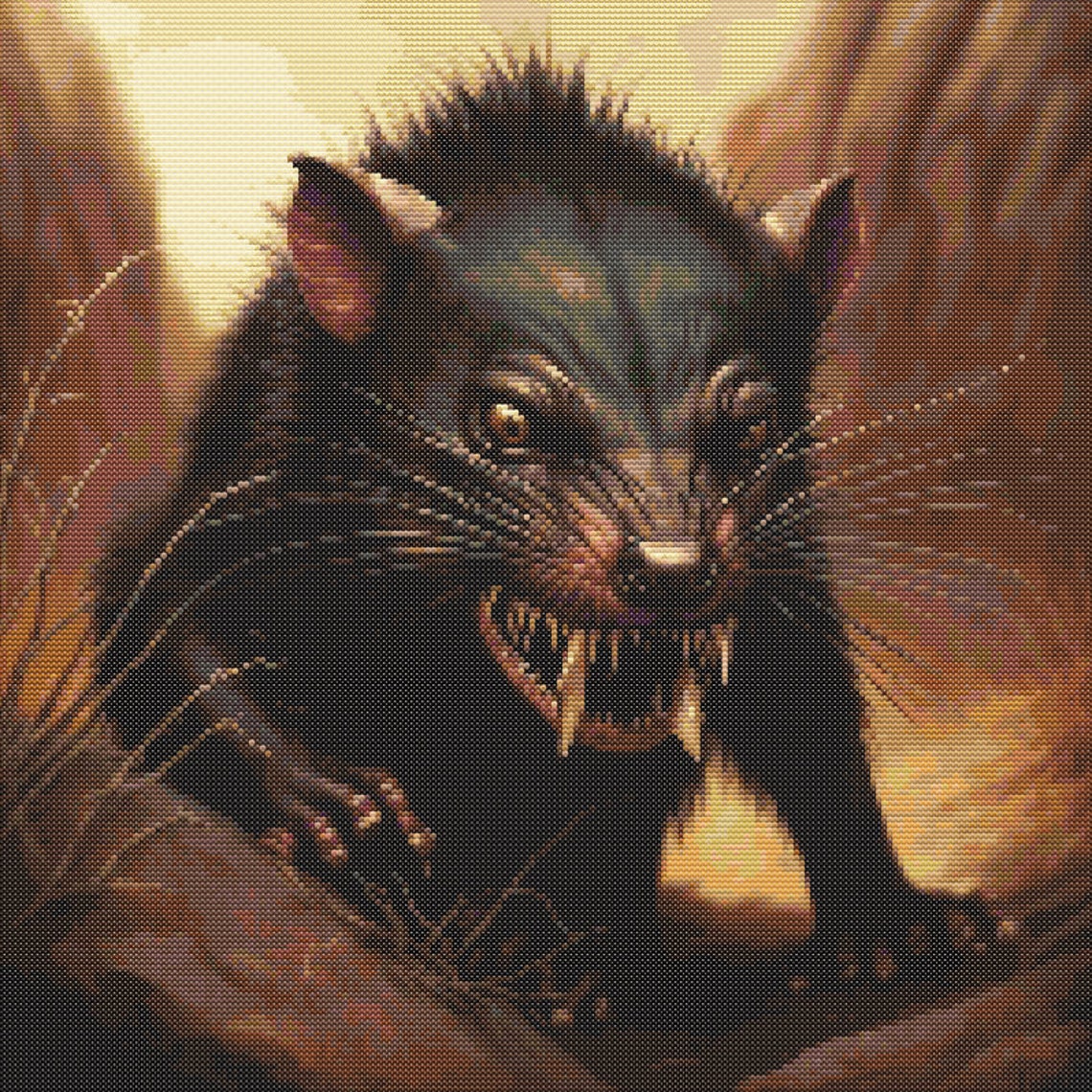 Tasmanian Devil 5 Cross-stitch Pattern Digital Download - Etsy