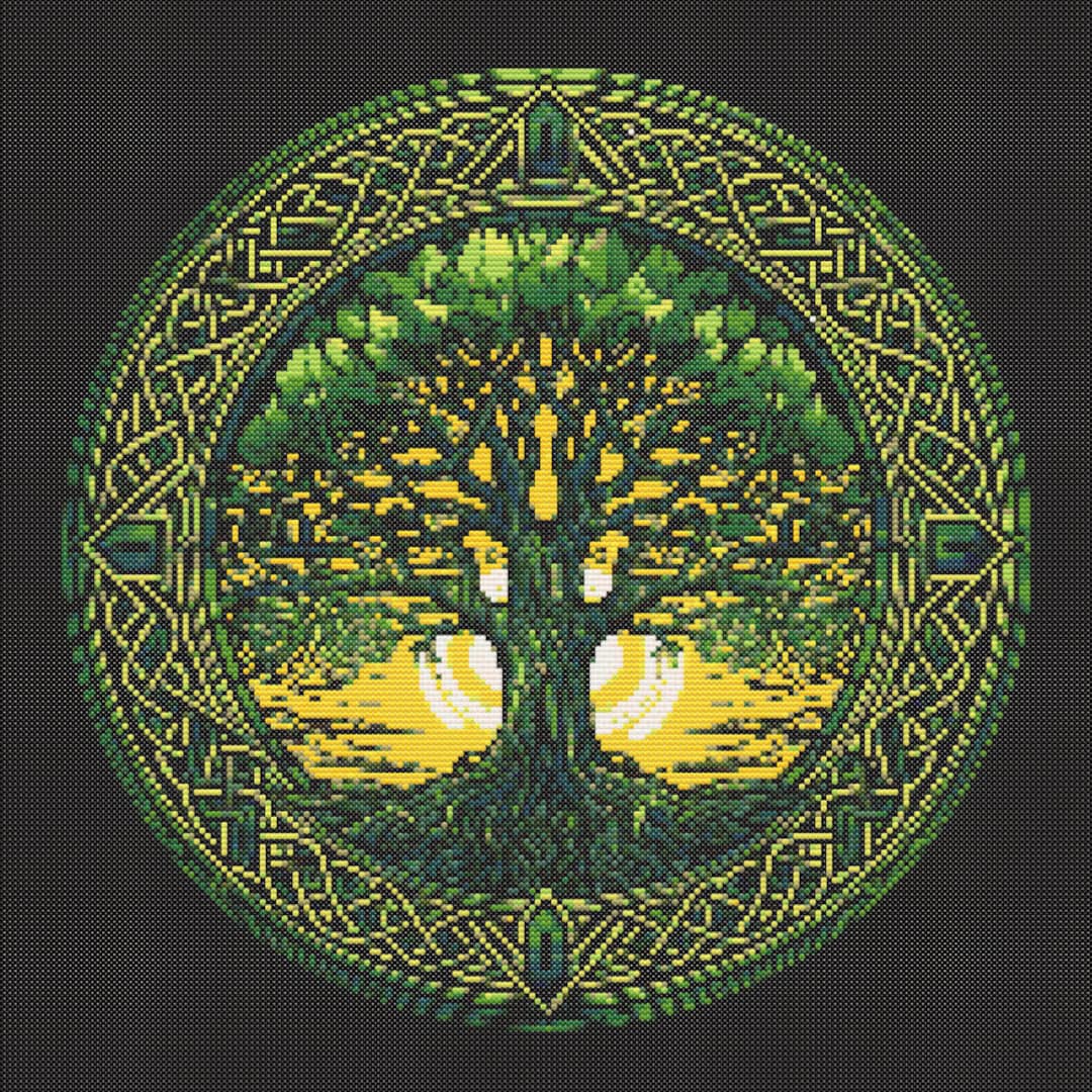 Celtic Tree of Life 7 Cross-stitch Pattern Digital Download - Etsy