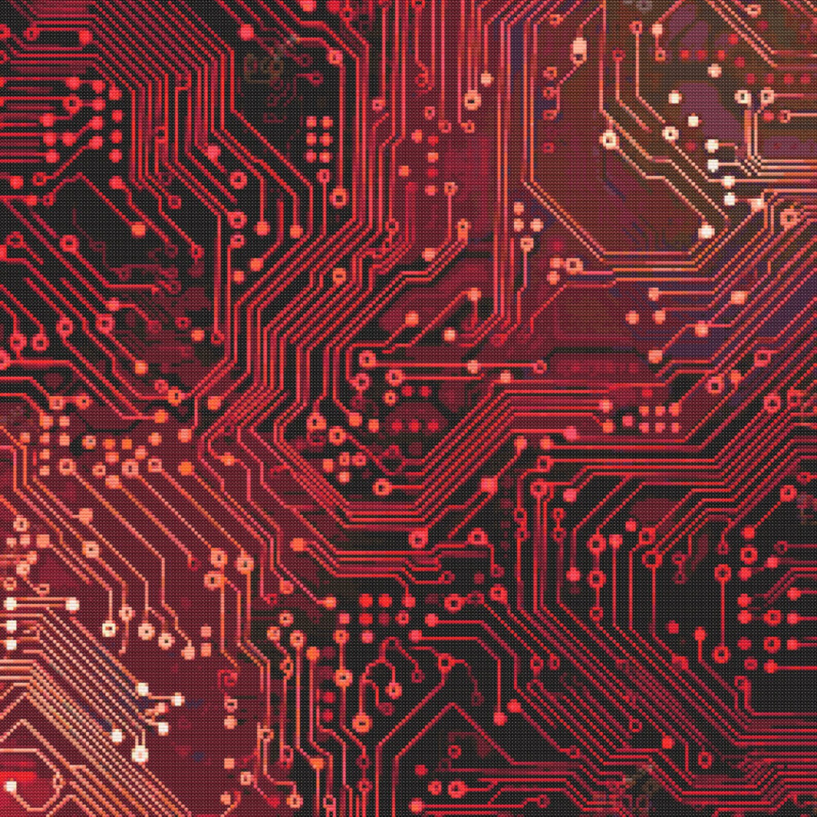 Printed Circuit Board 7 Cross-stitch Pattern Digital Download - Etsy