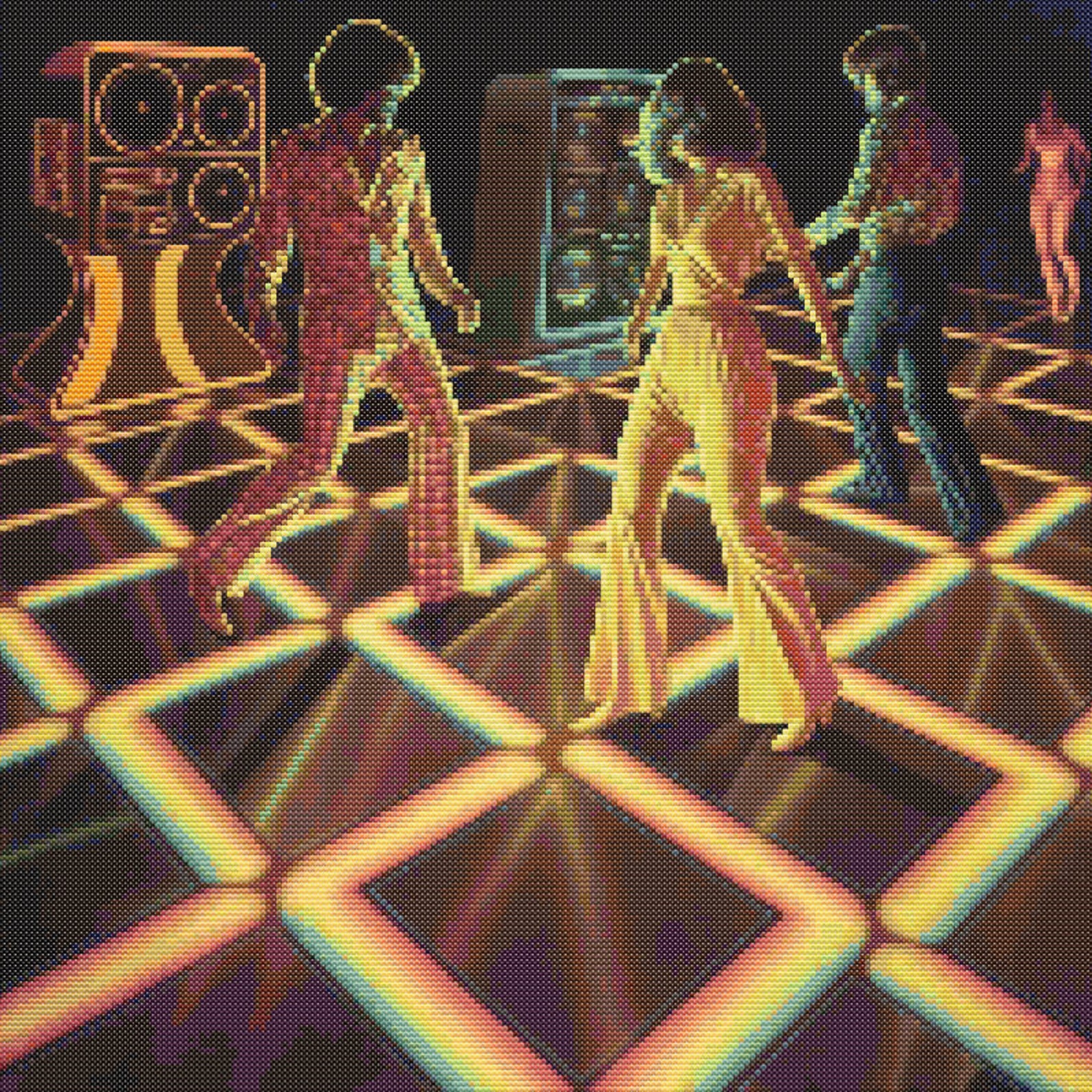 1970s Disco Dancing Cross-stitch Pattern - Etsy