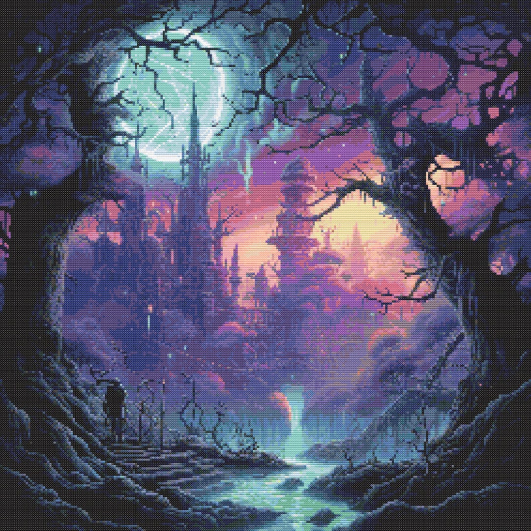 Gothic Fantasy Scene 1 Cross-stitch Pattern Digital Download - Etsy