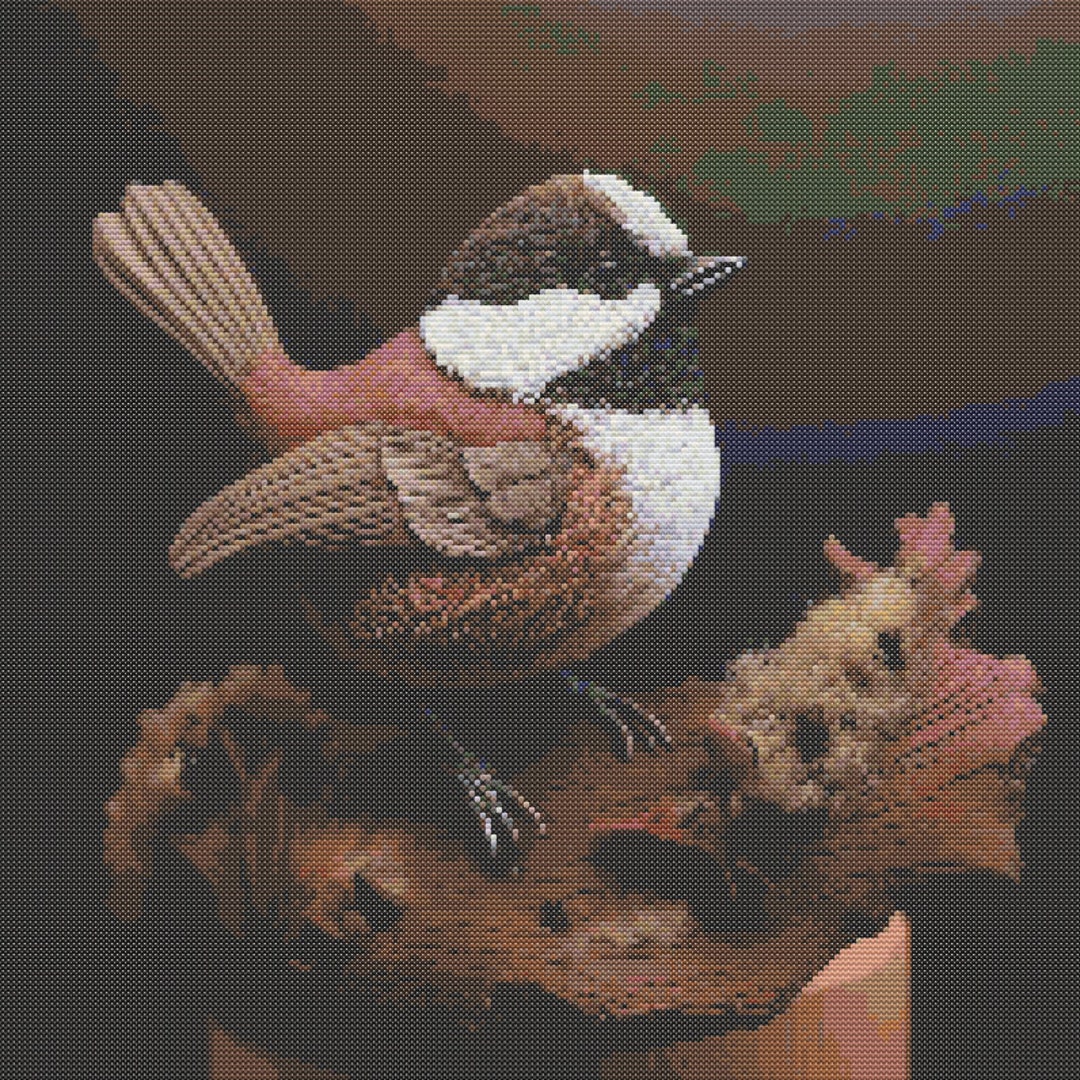 Chestnut-backed Chickadee Cross-stitch Pattern Digital Download - Etsy