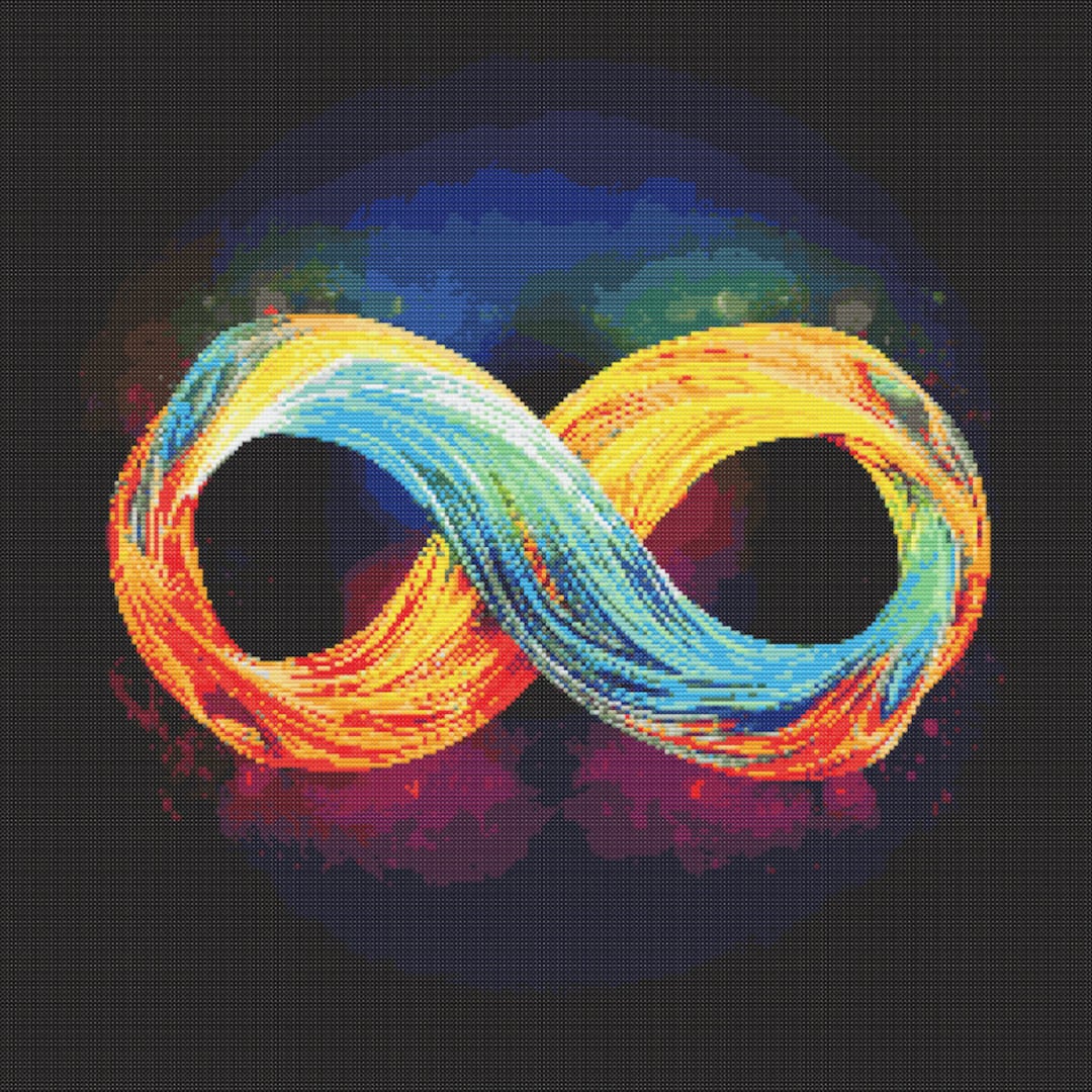 Infinity Symbol 2 Cross-stitch Pattern Digital Download - Etsy