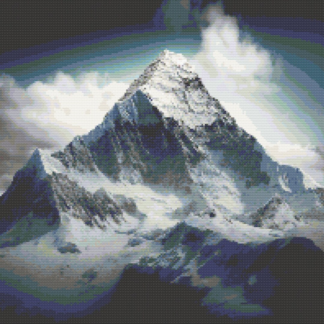 Mount Everest Cross-stitch Pattern Digital Download - Etsy