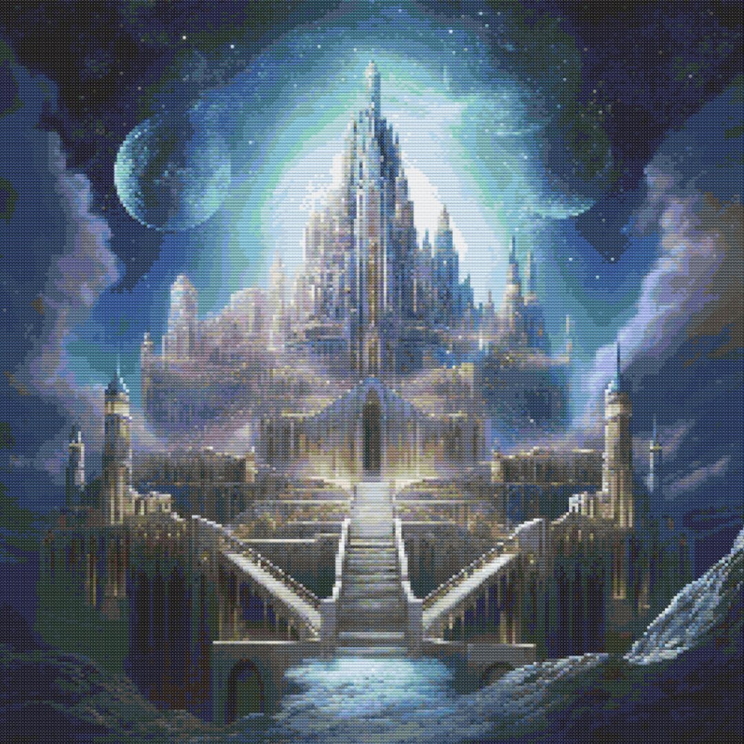 Celestial Temple 7 Cross-stitch Pattern Digital Download - Etsy