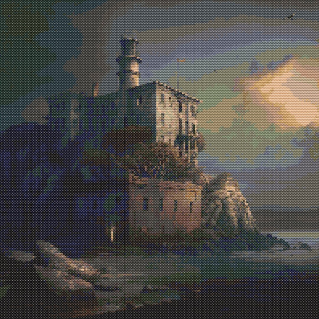Alcatraz Scene 1 Cross-stitch Pattern Digital Download - Etsy