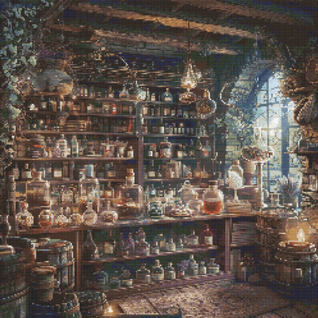 Magic Potion Shop 3 Cross-stitch Pattern Digital Download - Etsy
