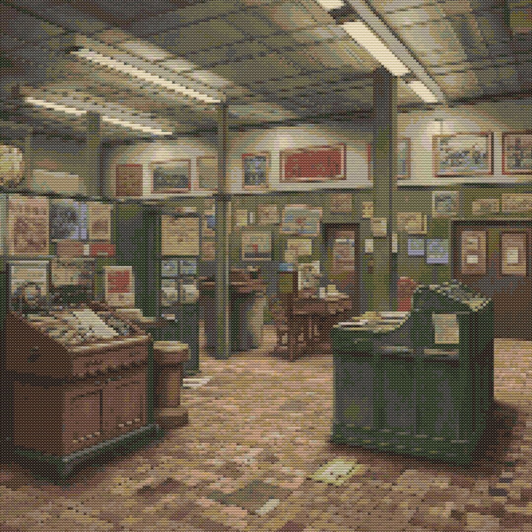 Vintage Post Office Cross-stitch Pattern Digital Download - Etsy