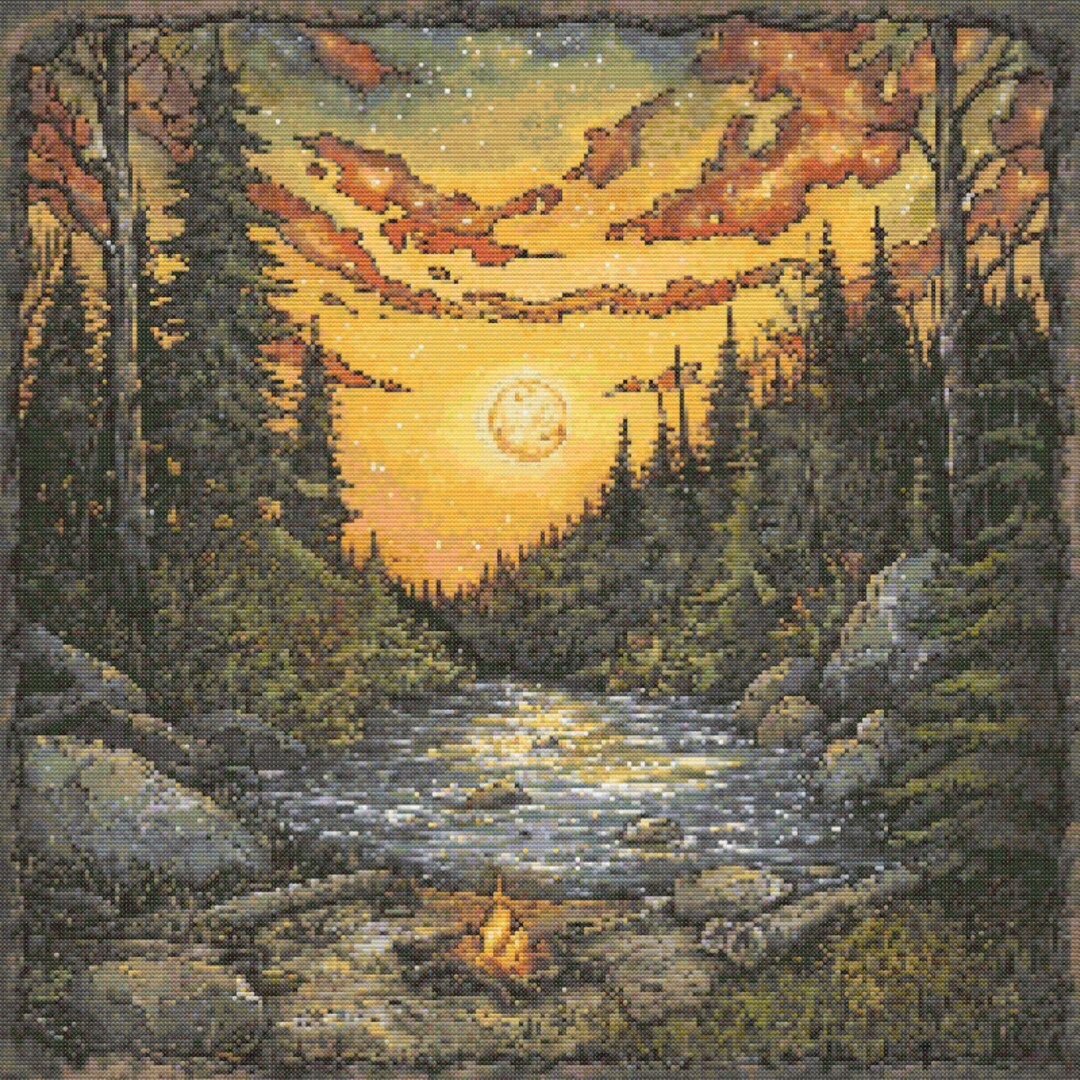 Summer Solstice Scene 5 Cross-stitch Pattern Digital Download - Etsy