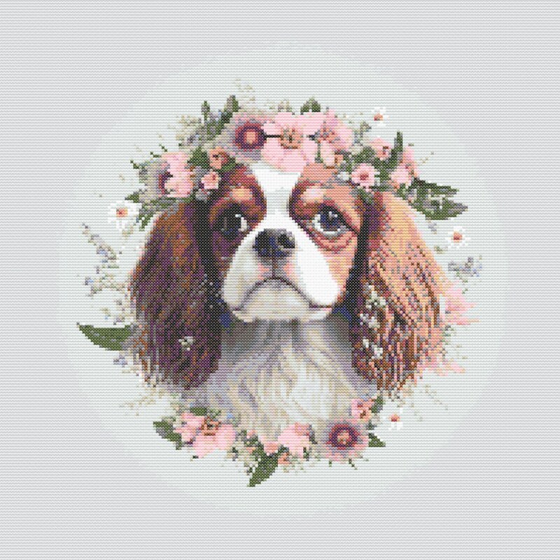 Spaniel Cross Stitch - Etsy