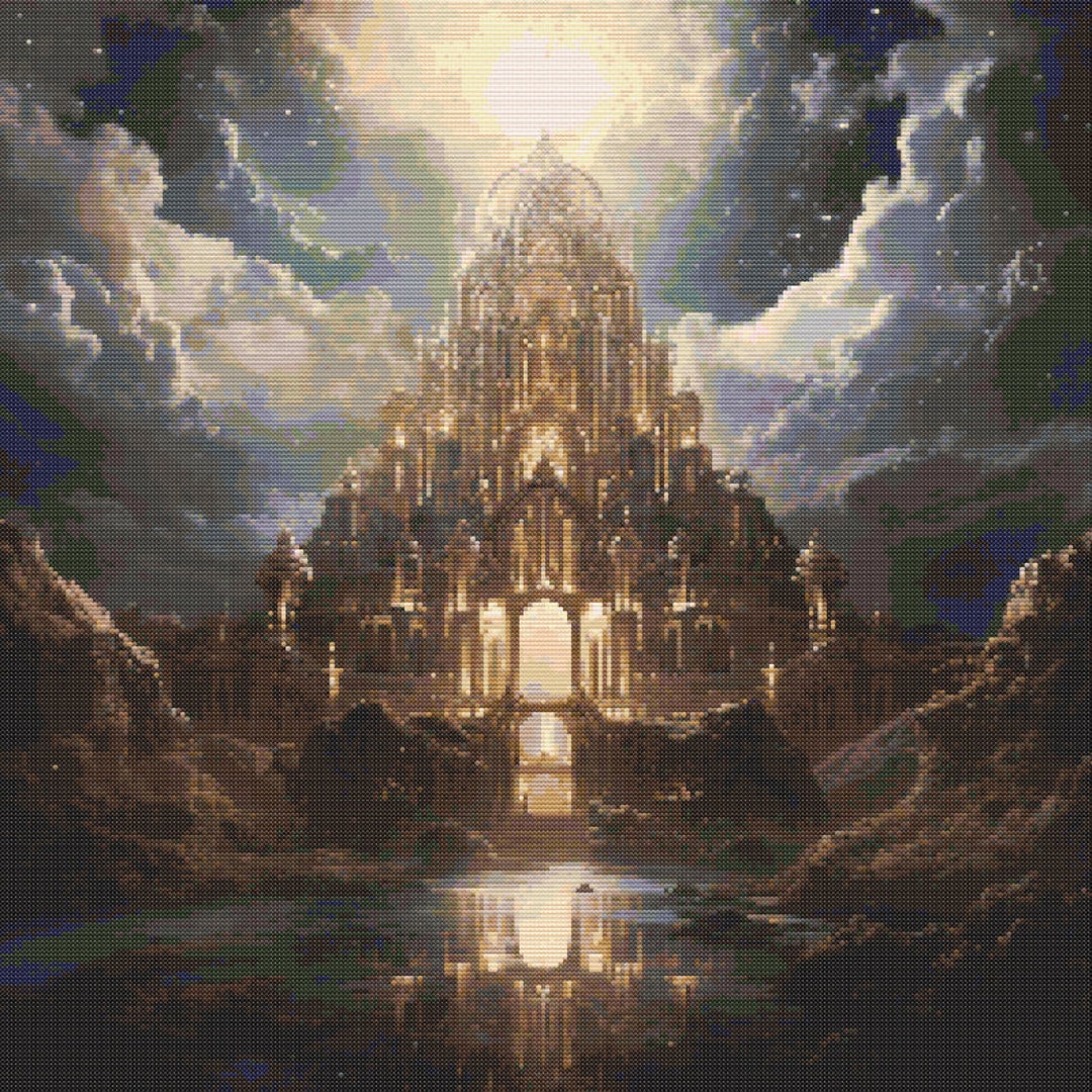 Celestial Temple 8 Cross-stitch Pattern Digital Download - Etsy
