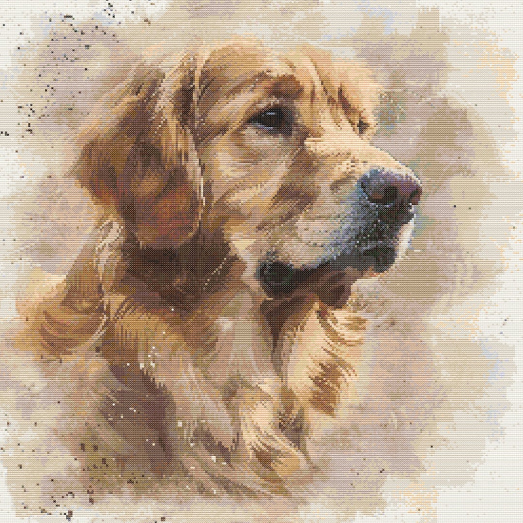 Golden Retriever 2 Cross-stitch Pattern Digital Download - Etsy