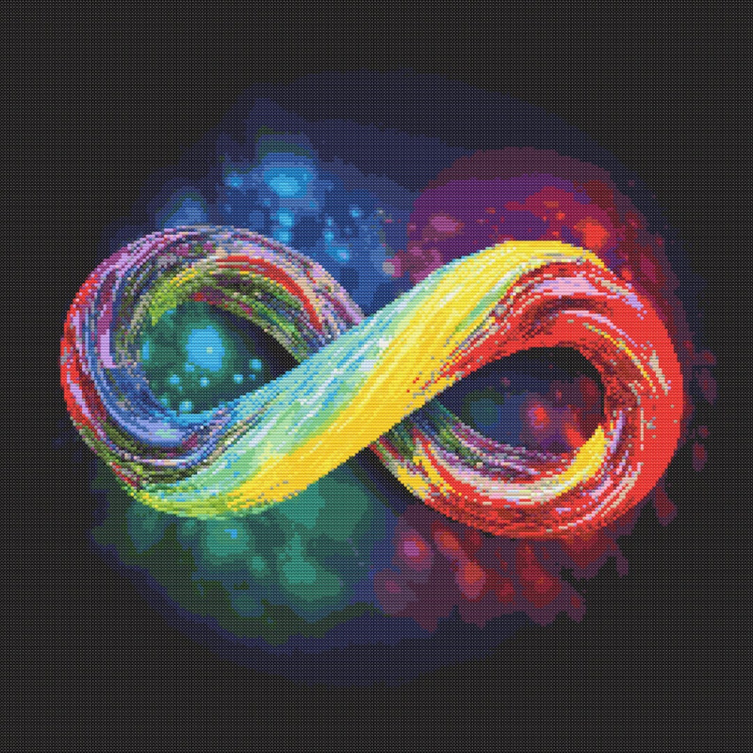 Infinity Symbol 3 Cross-stitch Pattern Digital Download - Etsy