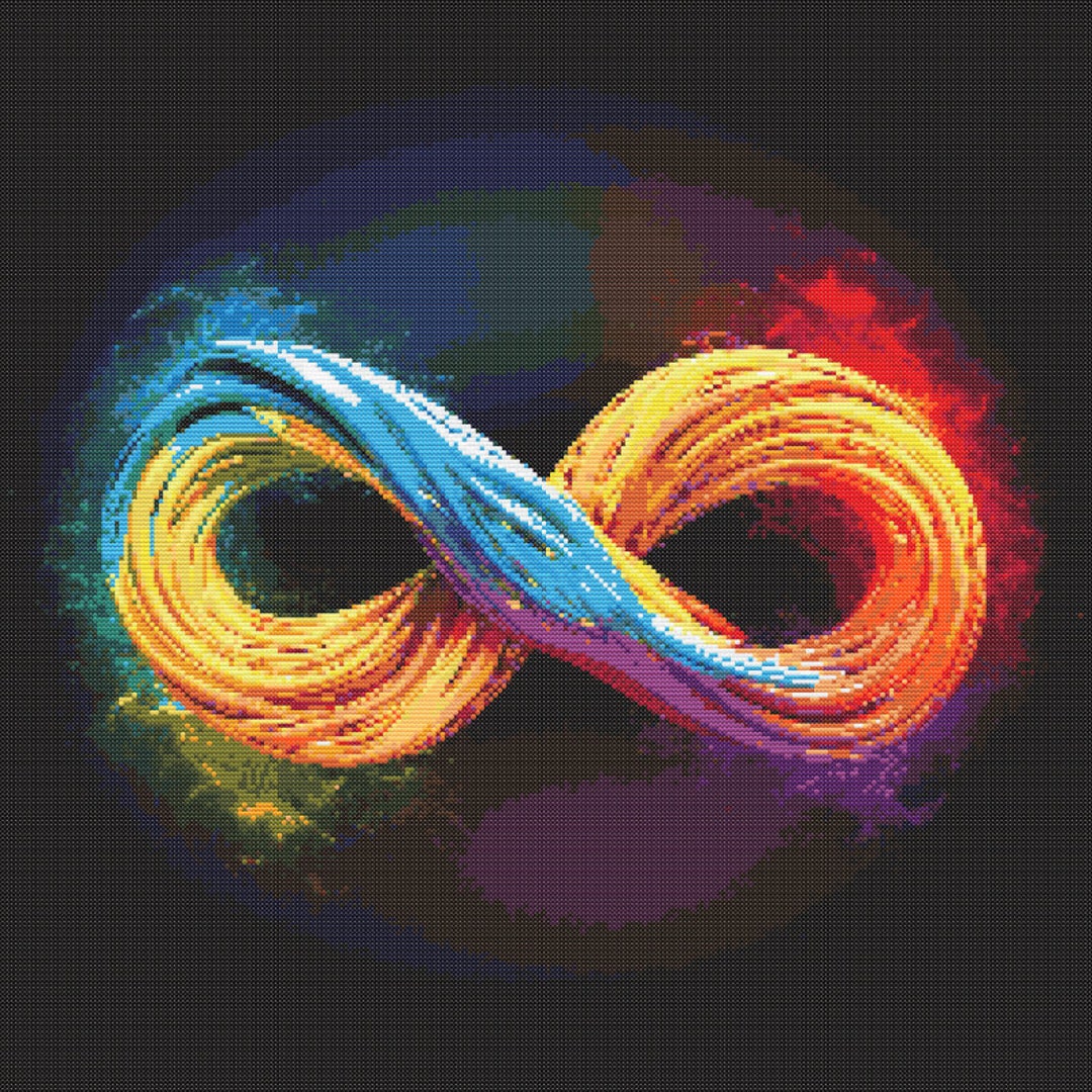 Infinity Symbol 1 Cross-stitch Pattern Digital Download - Etsy