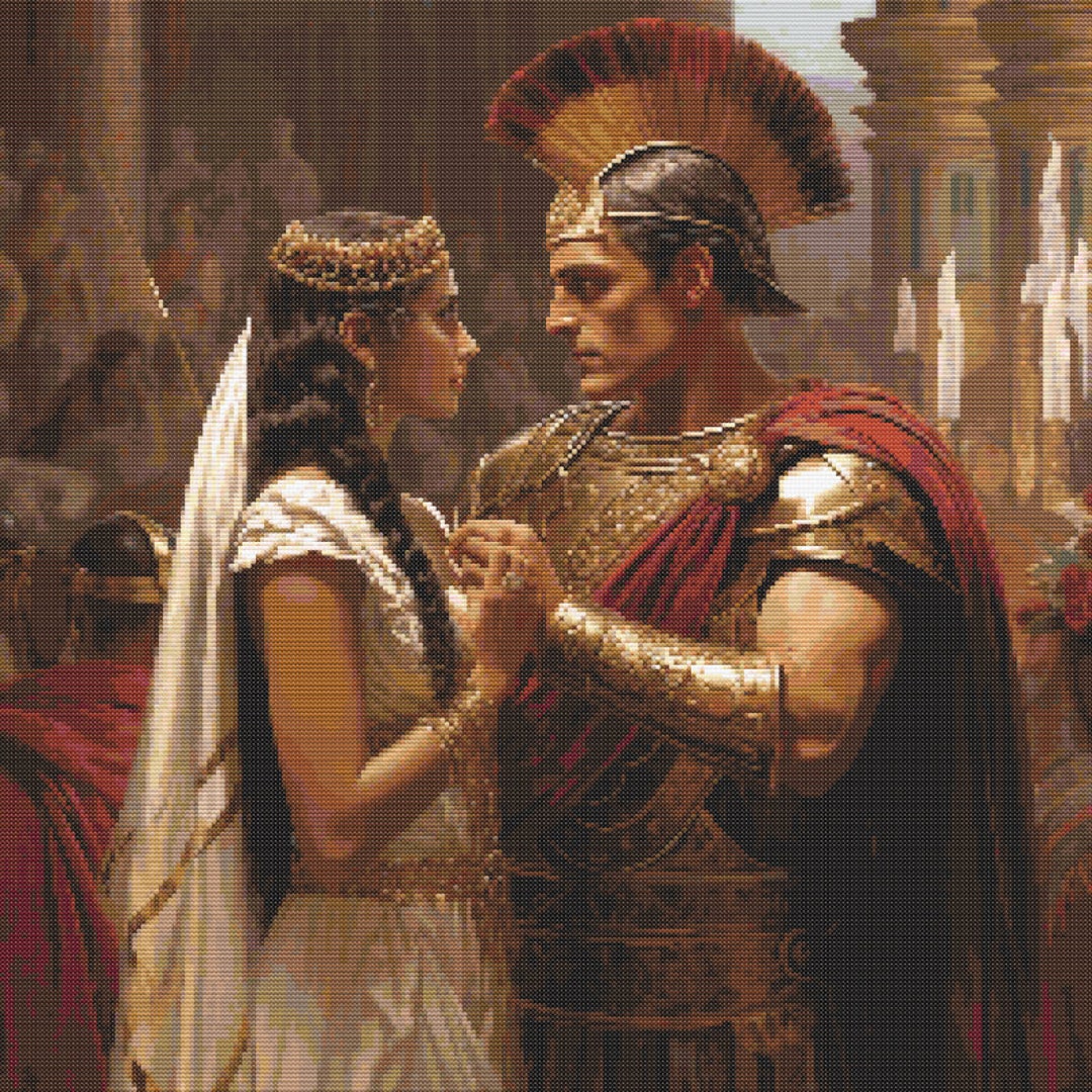 Cleopatra and Julius Caesar 2 Cross-stitch Pattern Digital Download - Etsy